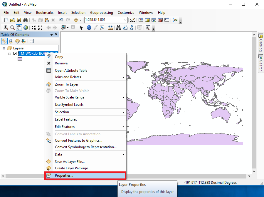 How to create population maps in ArcMap