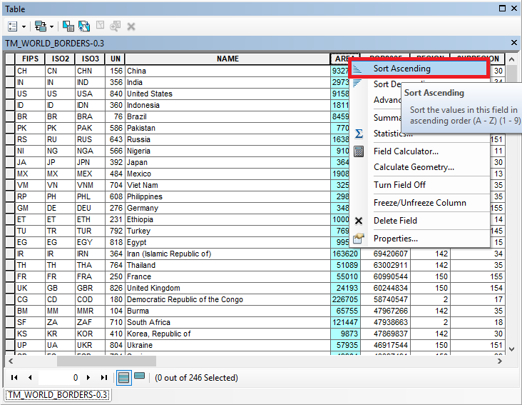 How to create population maps in ArcMap